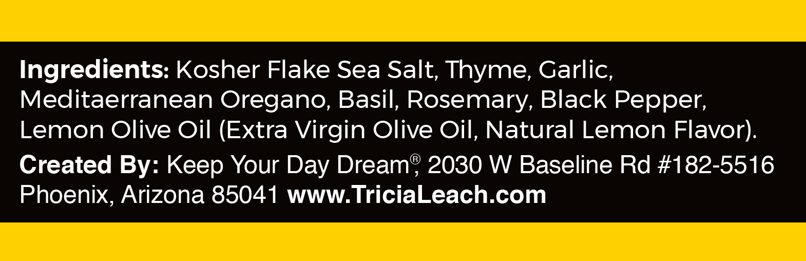 Lemon Herb - TriciaLeach.com